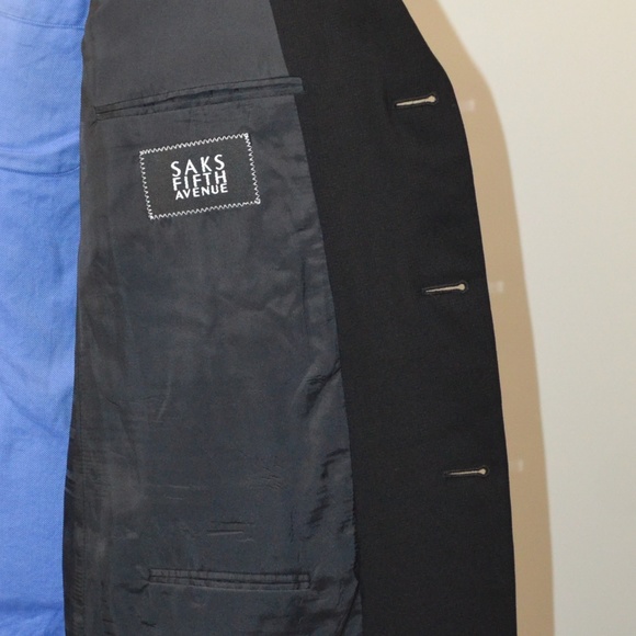 Mani | Suits & Blazers | Mani 44r Sport Coat Blazer Suit Jacket Black ...